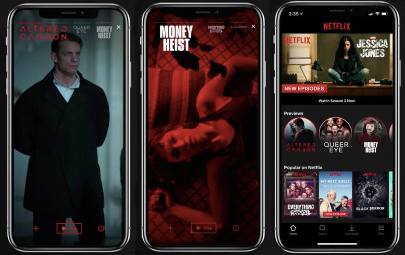 El rediseño vertical de Netflix que se tomará la aplicación telefónica ...