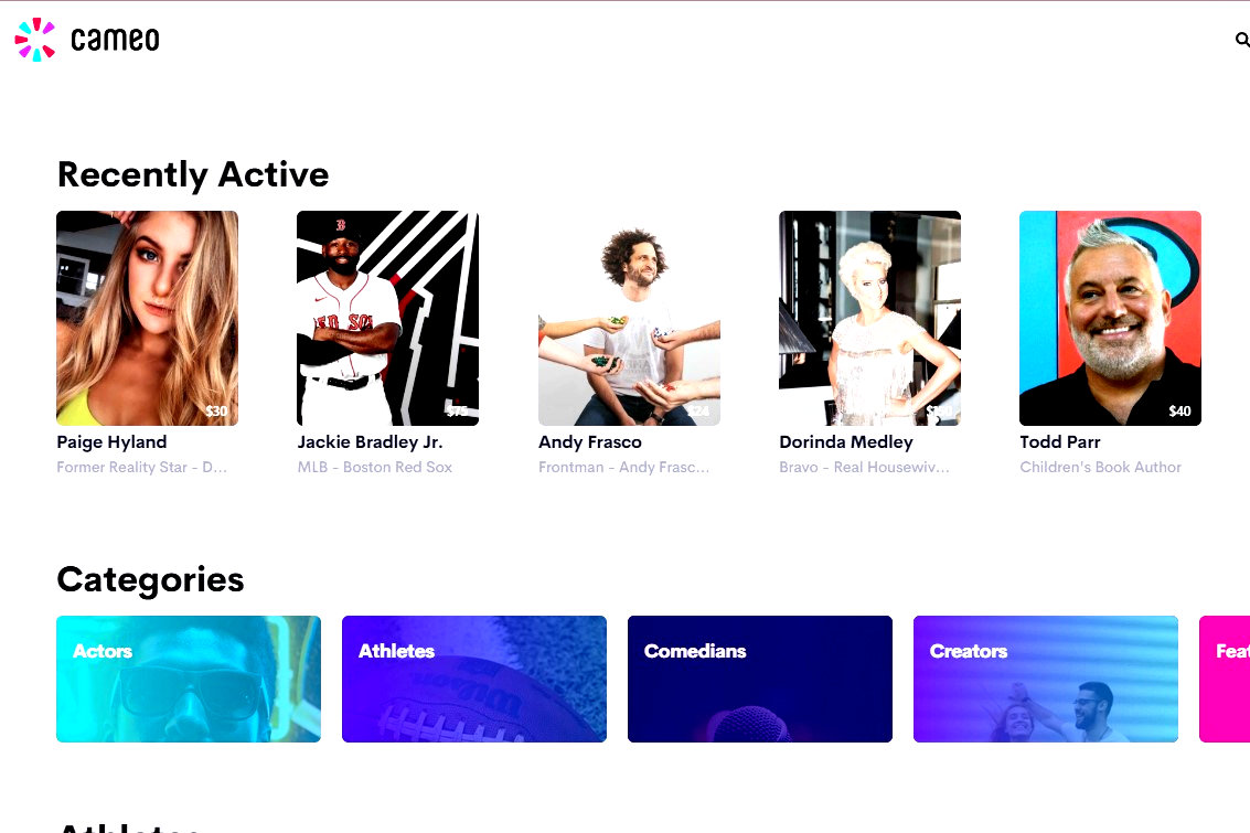Todo sobre la app Cameo, la red que te conecta con famosos | Digital ...