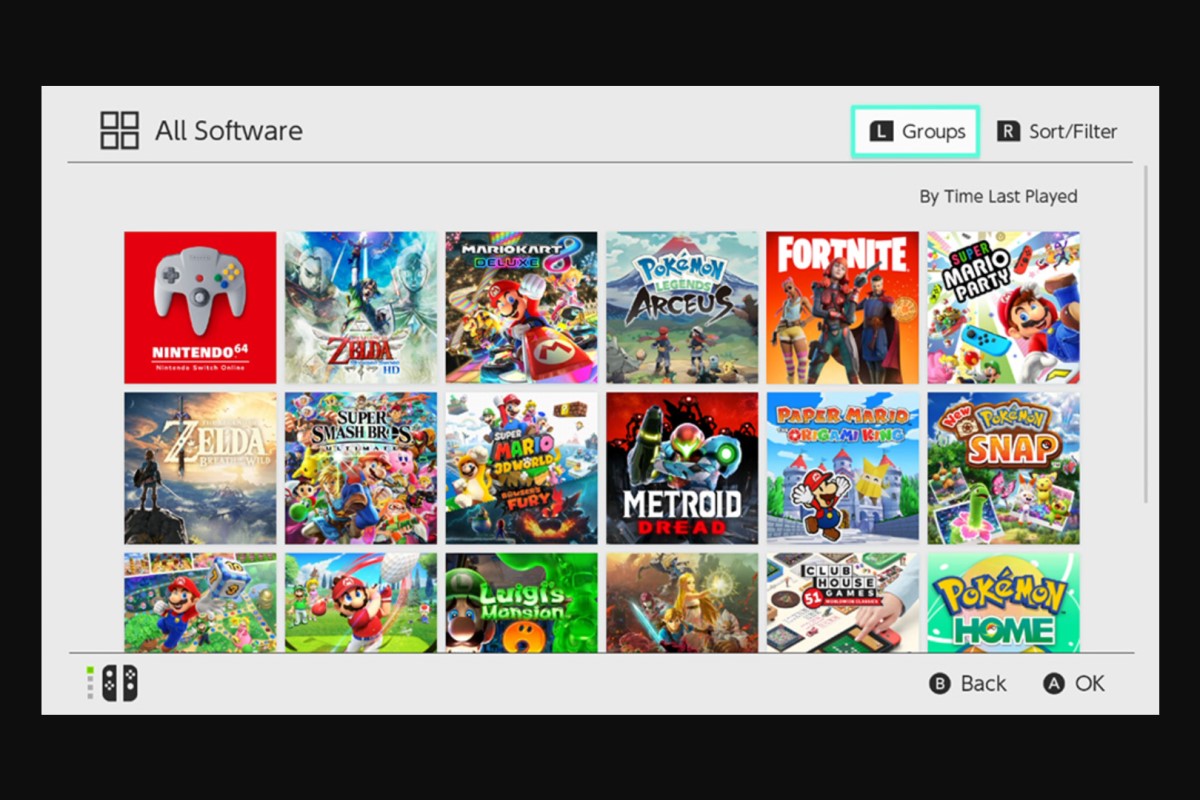 Nintendo estrena la función de carpetas en su consola Switch | Digital Trends Español